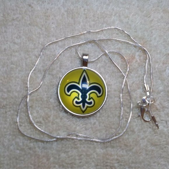 UNBRANDED | Jewelry | Nfl New Orleans Saints Sterling Silver 925 Chain ...